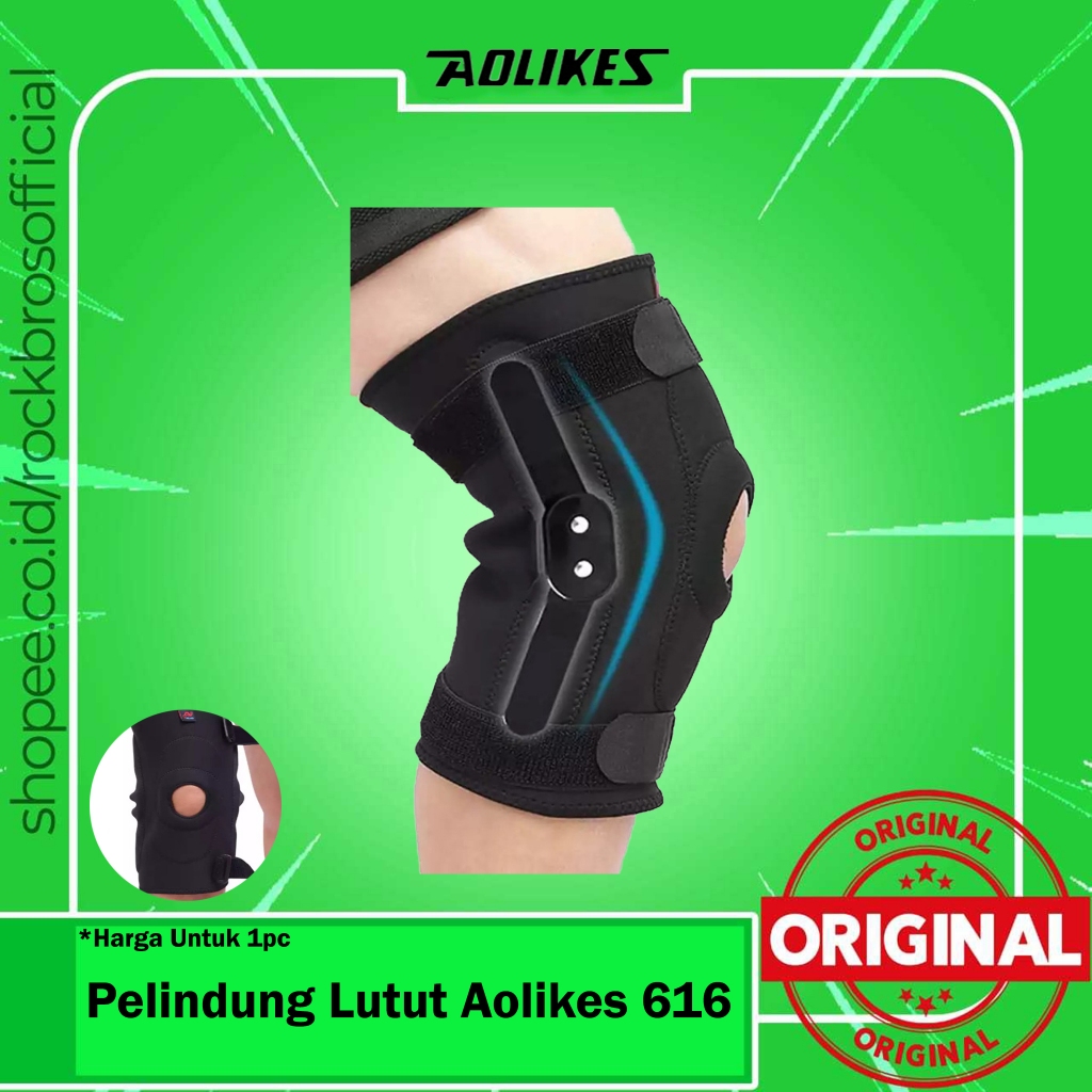 Jual Pelindung Lutut Aolikes 616 Deker Penyangga Pelindung Cidera Lutut ...
