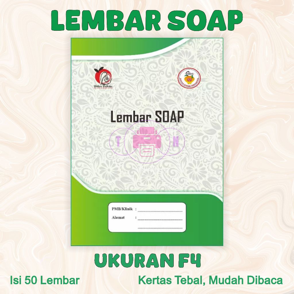 Jual Lembar SOAP Pasien Buku Catatan Medis Folio Isi 50 Lembar | Shopee ...