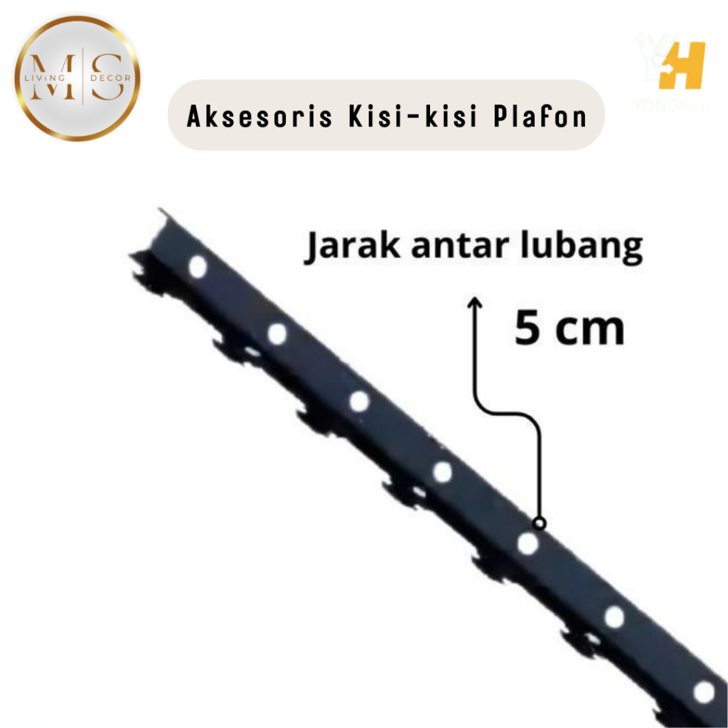 Jual Aksesoris Kisi - Kisi Plafon Yonghui l Bracket ceiling l Tiang ...