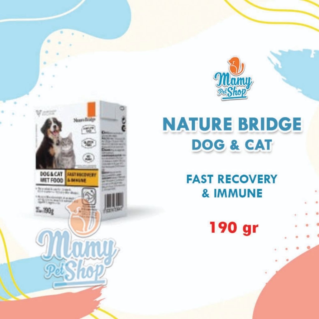 Jual NATURE BRIDGE RECOVERY 190 GR UNTUK ANJING DAN KUCING | Shopee ...