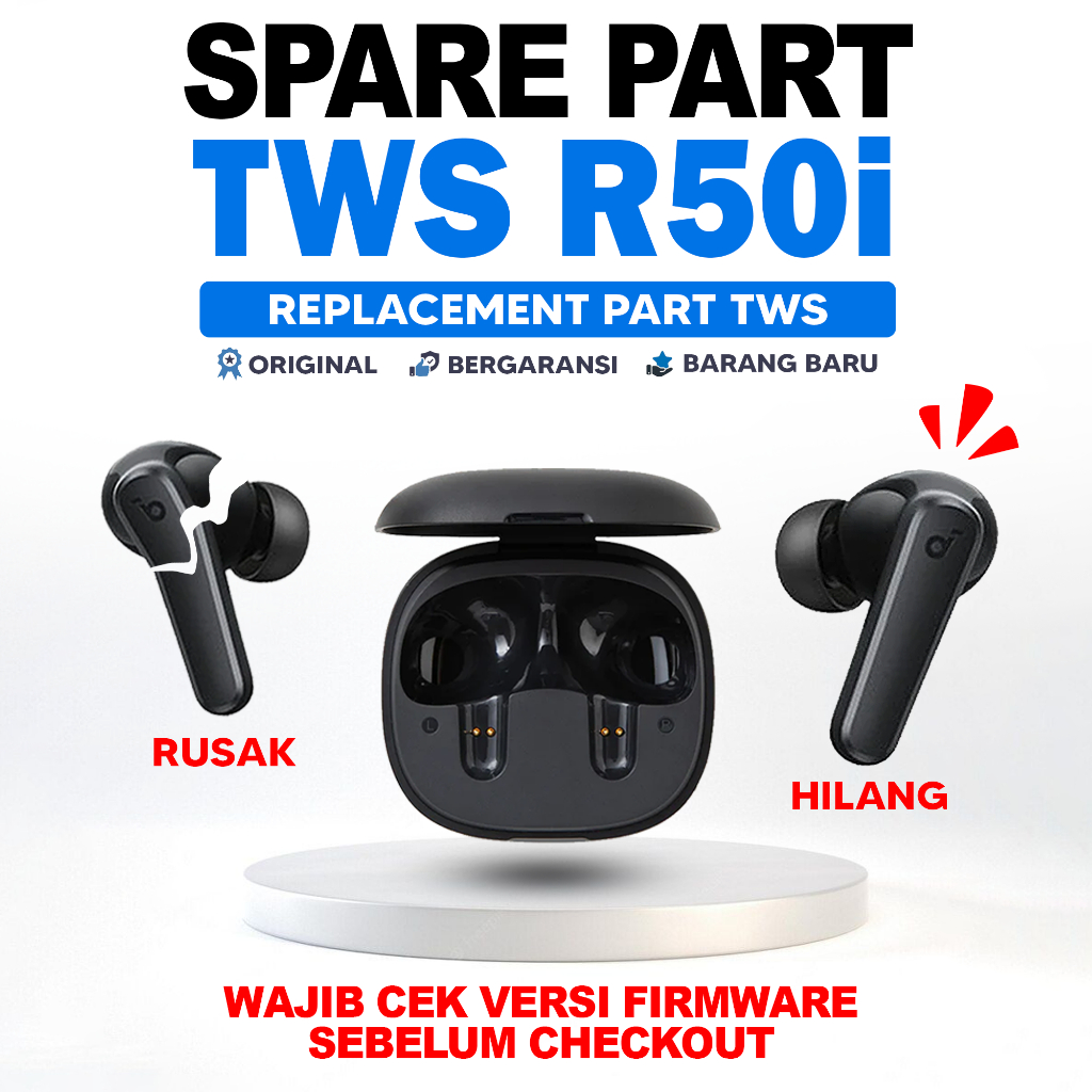 Jual [SPAREPART] TWS Soundcore R50i | Earbuds Saja | Box Charger Saja ...