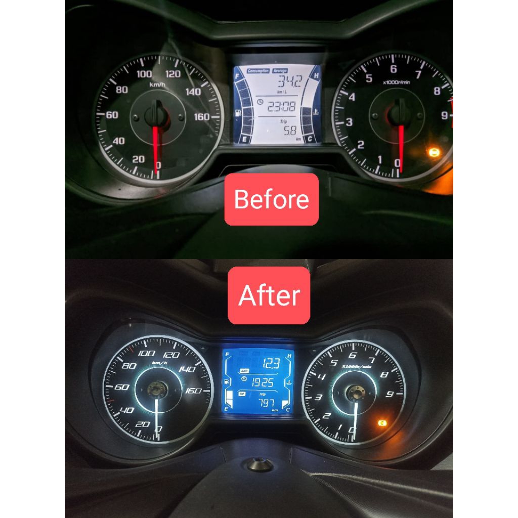 Jual Lcd speedometer xmax sp xmax eropa paket custom | Shopee Indonesia