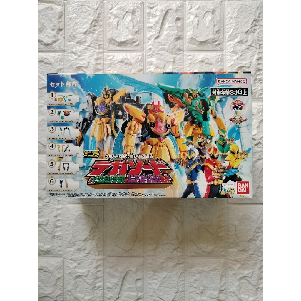 Jual Bandai Minipla Number 1 Gozyuger Combined 02 - Tega Sword Eagle ...