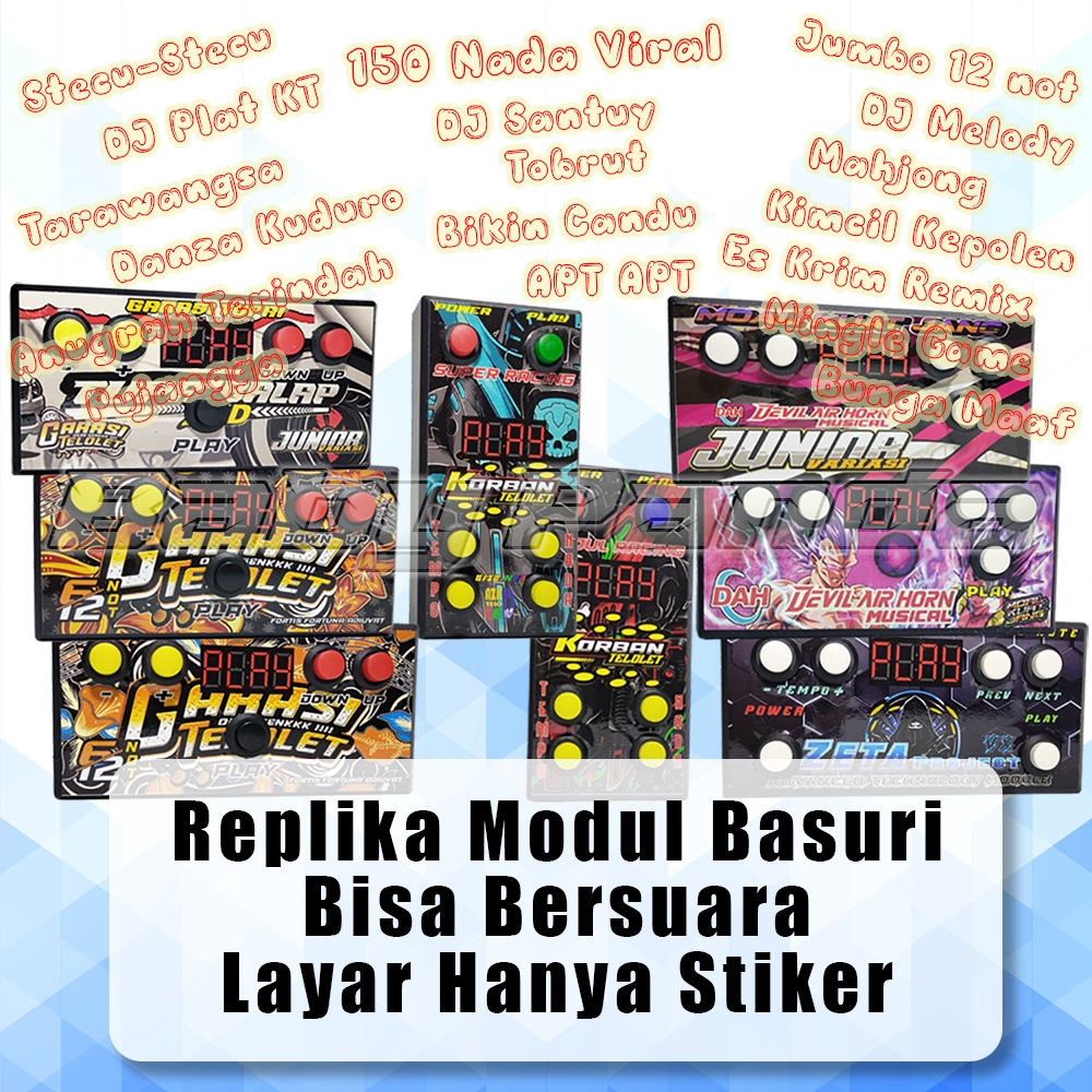 Jual Replika Modul Basuri Telolet Bersuara / Bunyi Tanpa Layar Devil ...