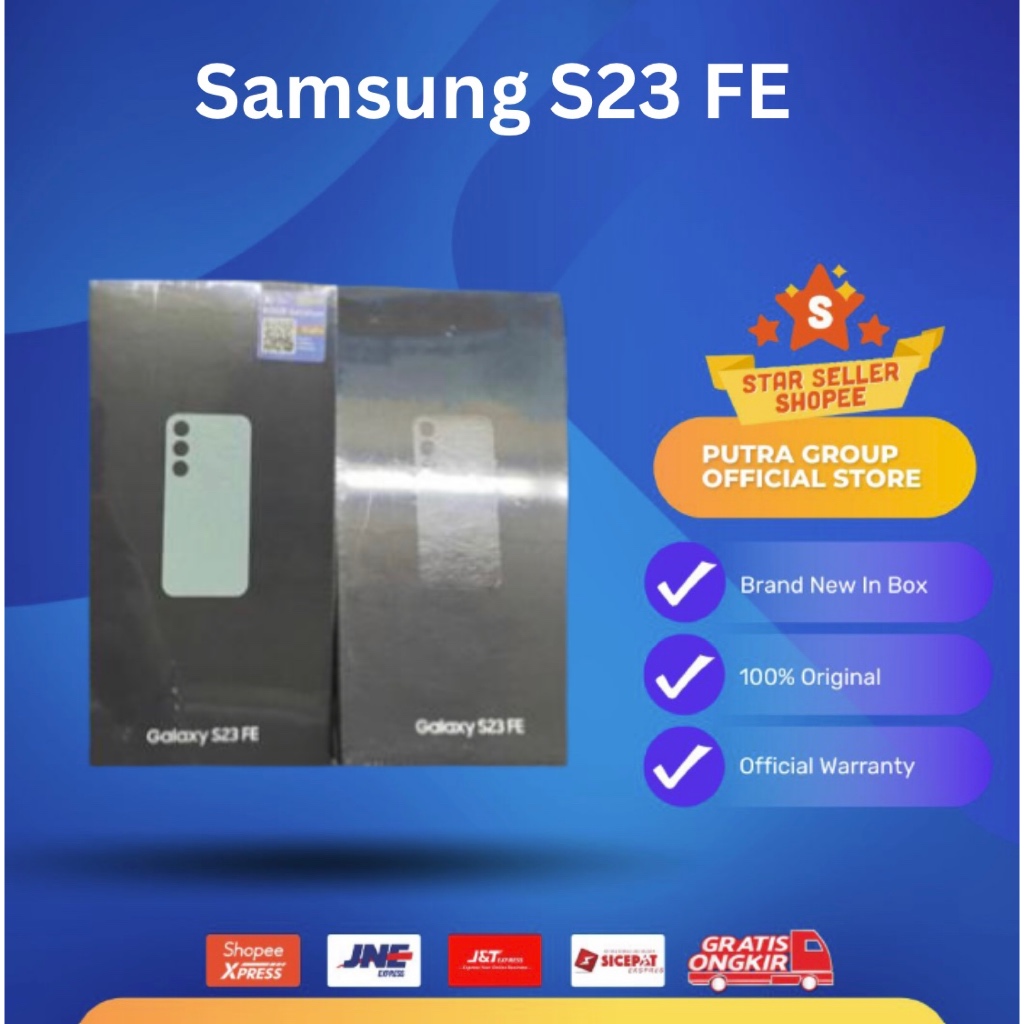 Jual (RESMI) Galaxy S23 FE S23FE 8/256GB Green Mint Cream Graphite ...