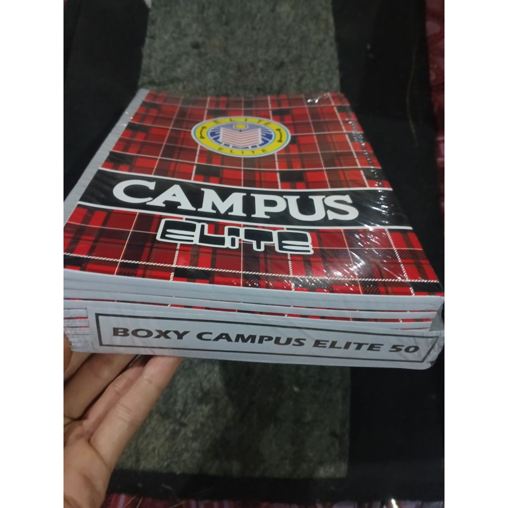 Jual Buku CAMPUS ELITE 50 Lembar Boxy Besar 10PCS, Buku Tulis sekolah ...