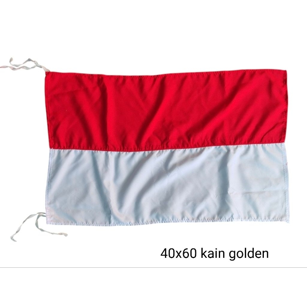 Jual Bendera Merah Putih 40x60 Kain Golden Polymicro Bendera Indonesia ...