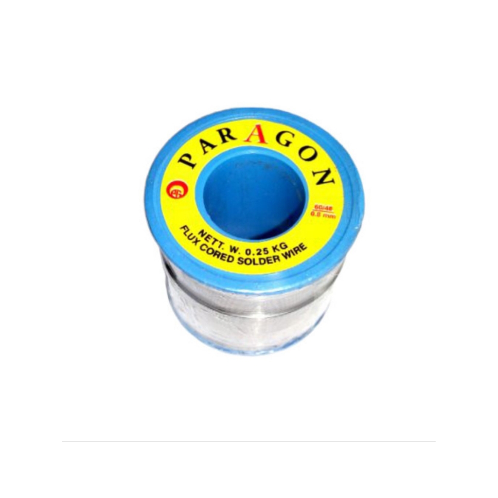 Jual PARAGON TIMAH TINOL SOLDER ROL BESAR 250G 1/4 KG 0,8 KAWAT 60/40 ...