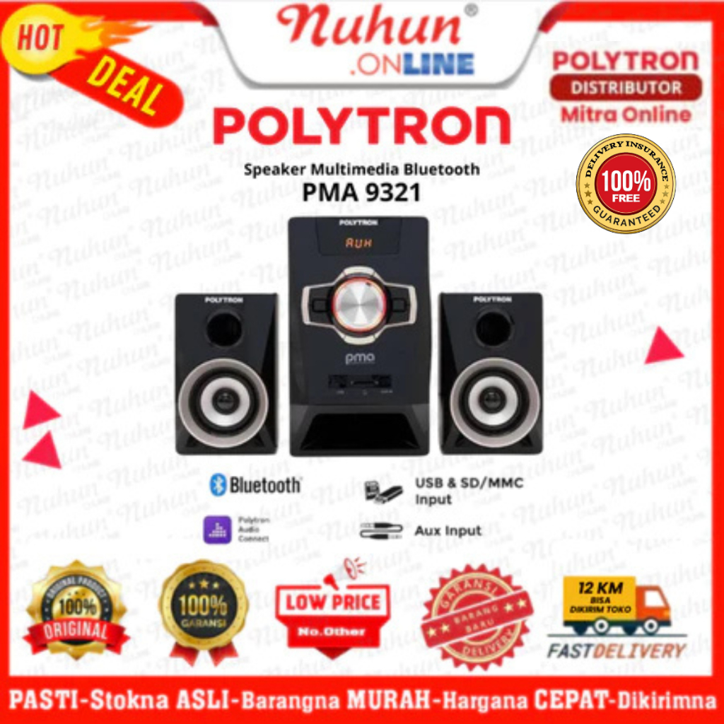 Jual Polytron PMA 9321 Bluetooth Speaker Multimedia | Shopee Indonesia