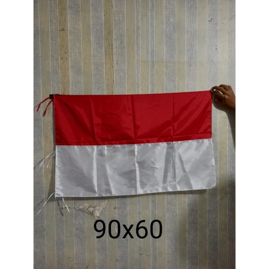 Jual TOM BENDERA MERAH PUTIH 90 cm x 60 cm - BENDERA INDONESIA SATIN ...