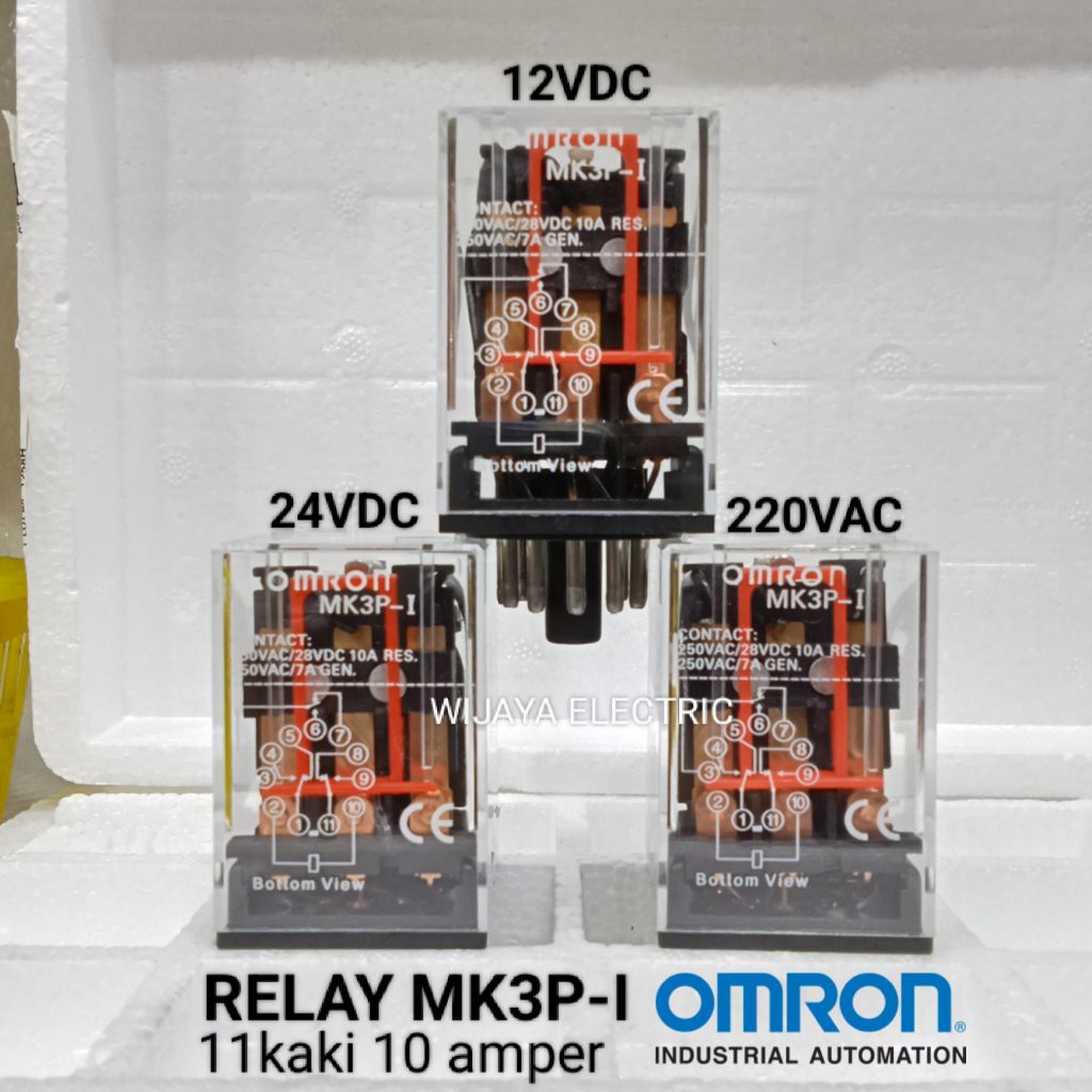 Jual Relay Omron mk3 mk3p mk3p-i 24vdc 24v 14kaki 10a | Shopee Indonesia