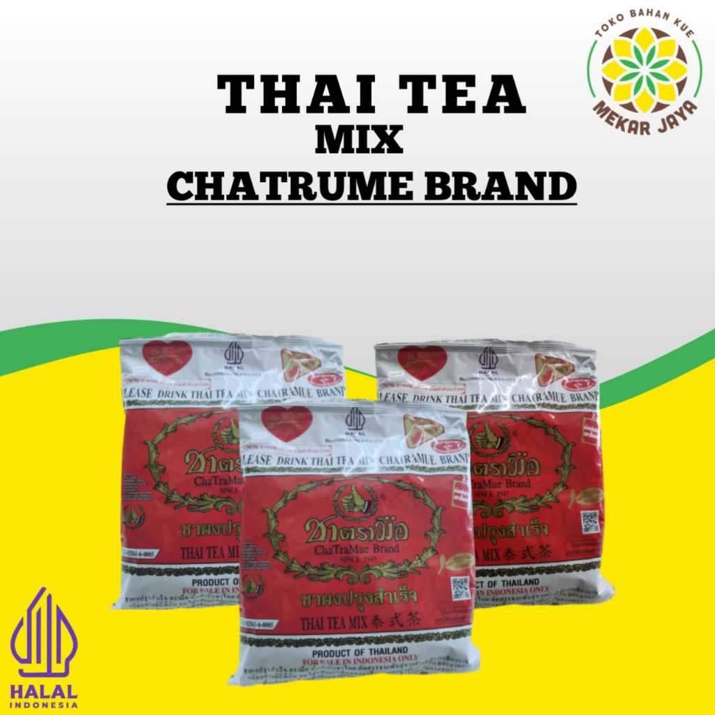 Jual Chatramue Thai Tea Thailand 400 Gram - Chatramue Brand | Shopee ...