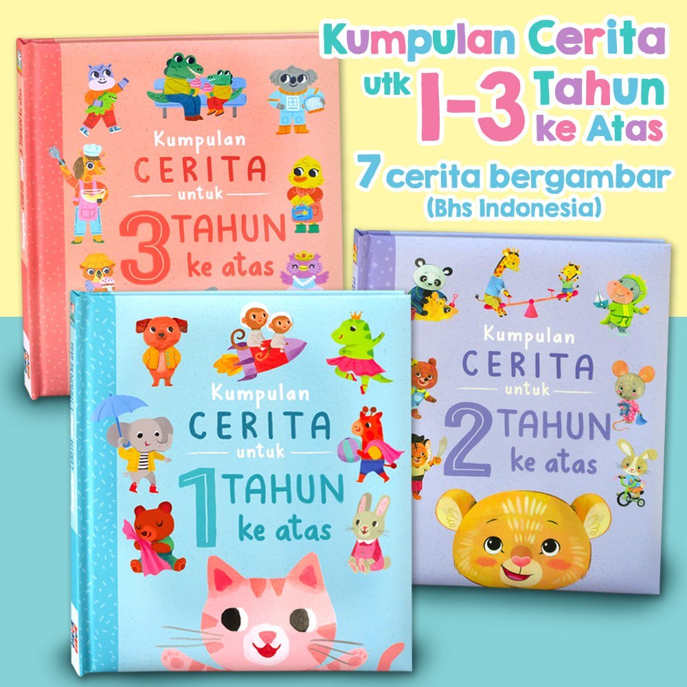Jual Kumpulan Cerita untuk 1-3 Tahun ke Atas (7 cerita - Bahasa Indonesia) - buku cerita anak ...