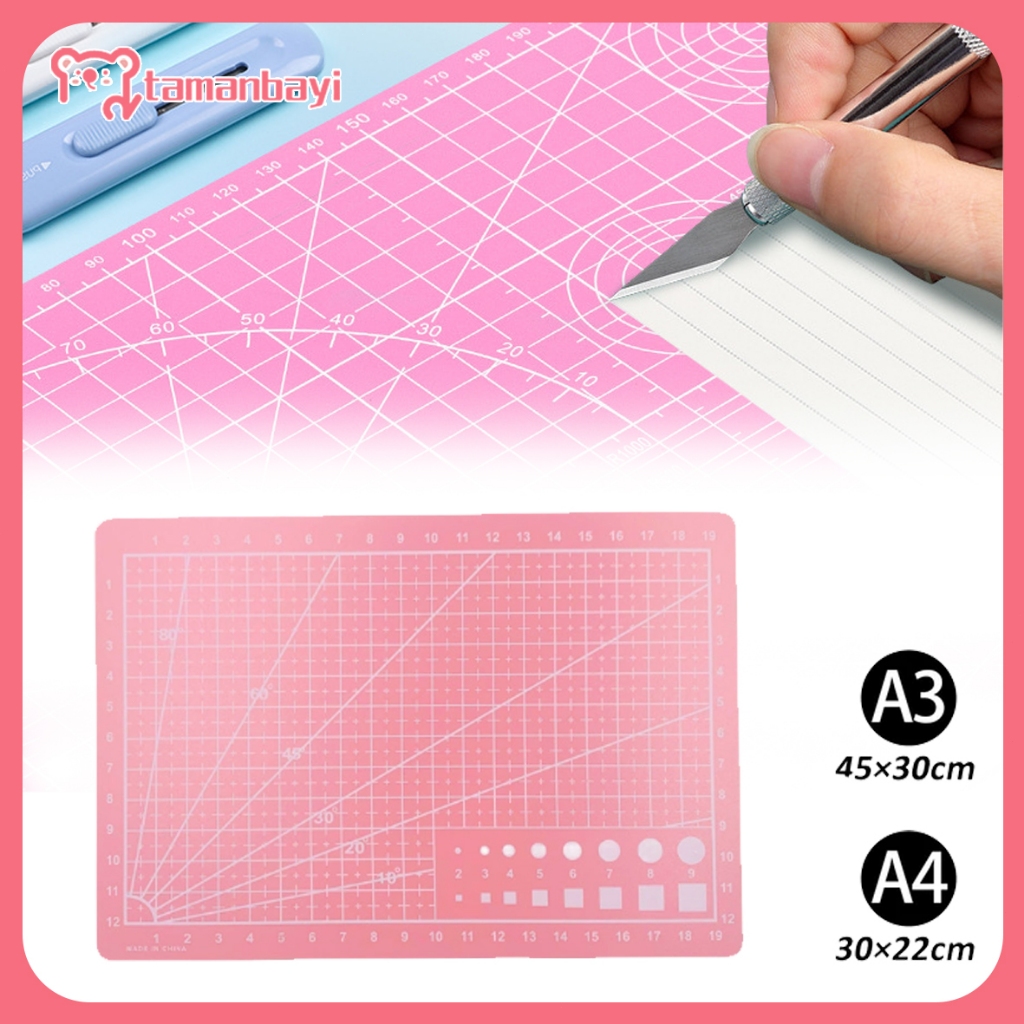 Jual Cutting Mat Pink A3 A4 /PVC Cutting Mat Cutting Mat Dua Alat DIY ...