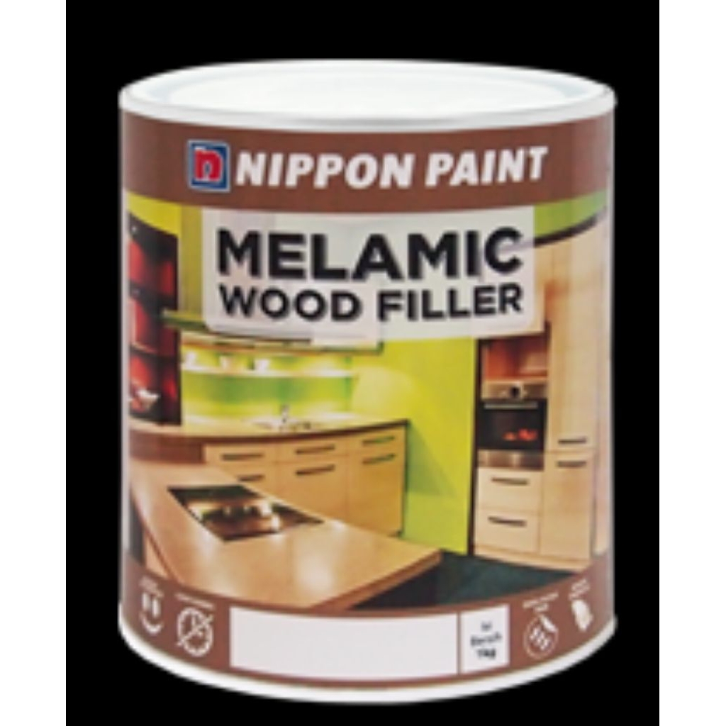 Jual NIPPON PAINT MELAMIC WOOD FILLER DEMPUL KAYU UNTUK MENUTUP PORI ...