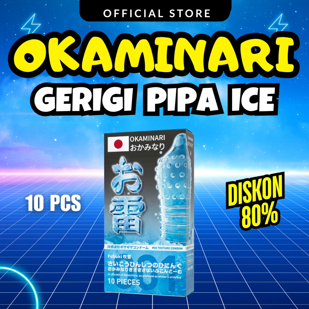 Jual Kondom Okaminari Fubuki Gerigi Pipa Sensasi Ice – Box Isi 10 Pcs | Shopee Indonesia