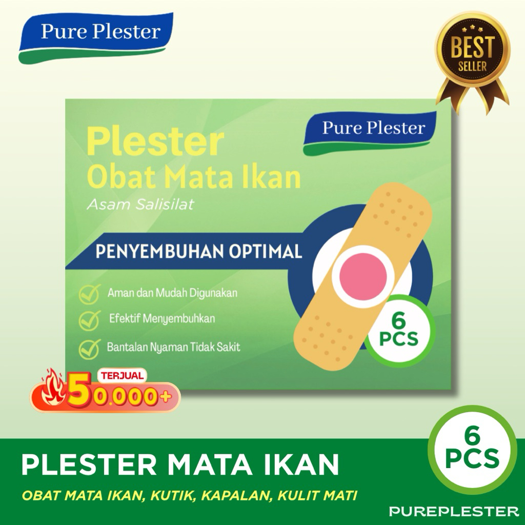 Jual Pure Plester Mata Ikan / Obat Kutil / Kapalan / Foot Corn Remover ...
