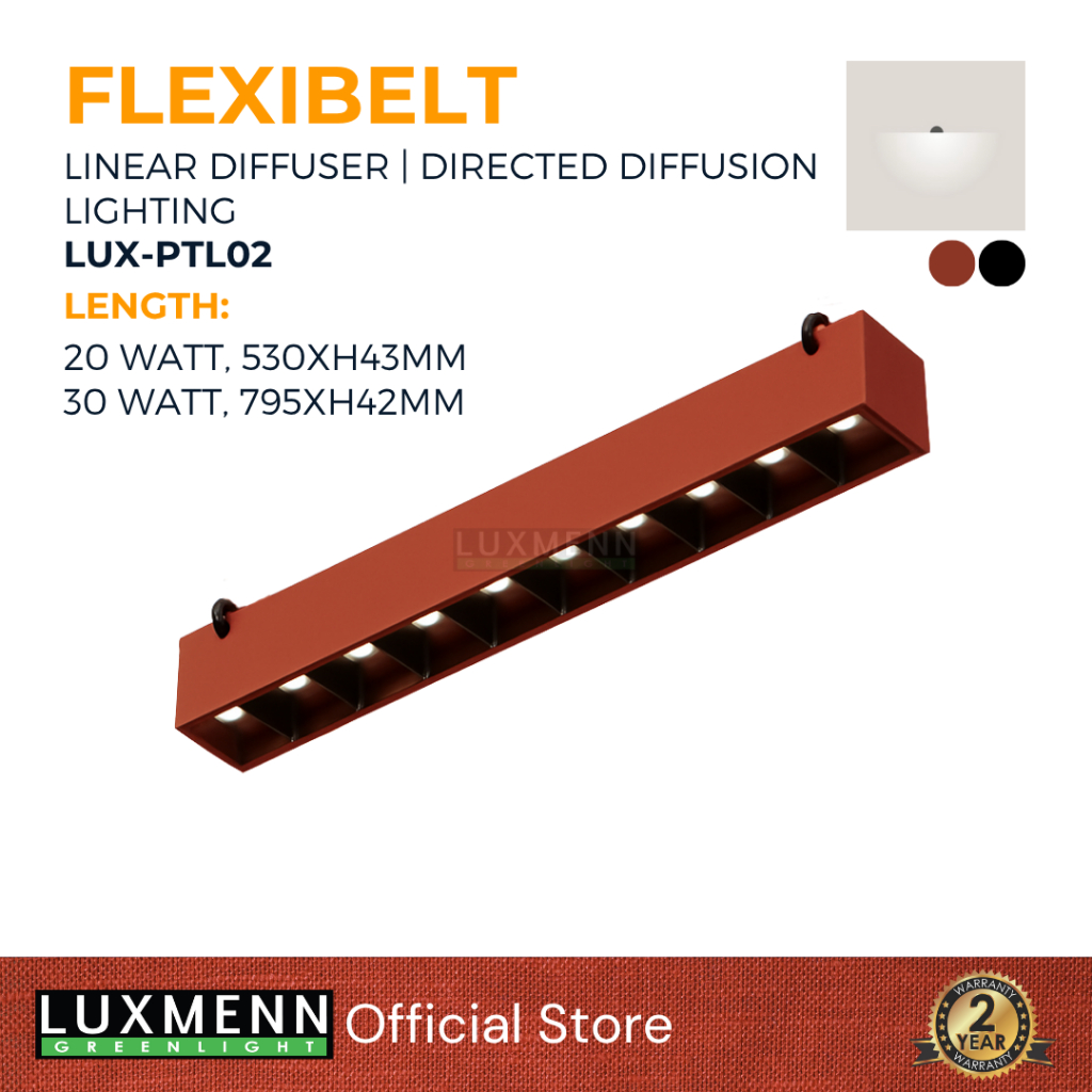 Jual LUXMENN Lampu Flexibelt, Linear Spotlight, Seri PTL02, 20 & 30 ...