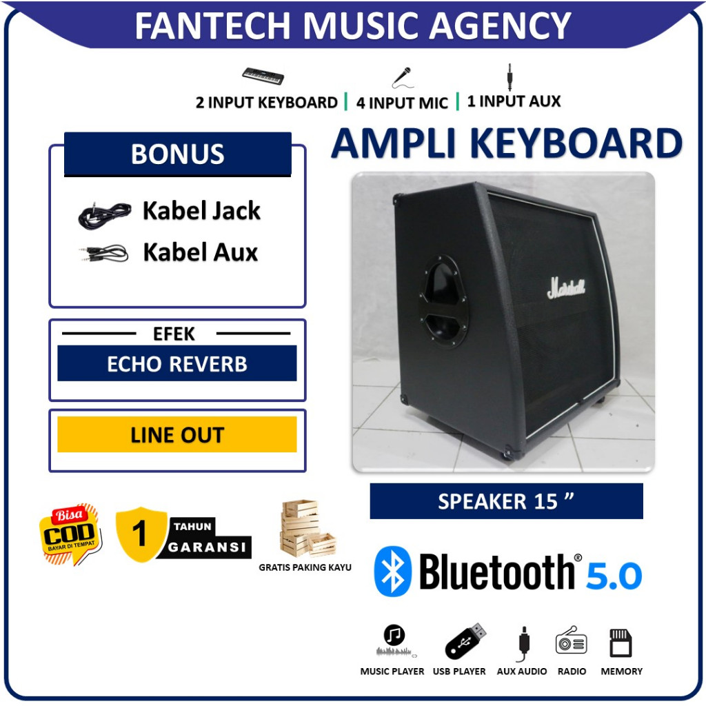 Jual Ampli Keyboard 15 Inch & Drum Elektrik & Vocal bisa untuk karaoke ...