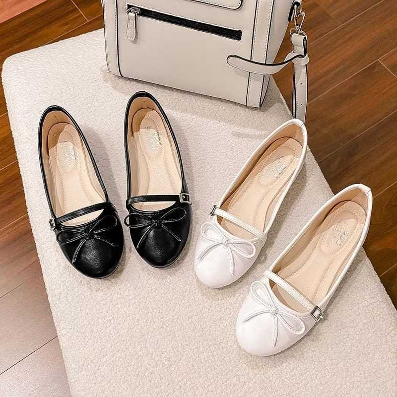 Jual Flatshoes So Young Sepatu Wanita Flats Pita Bahan Lentur Elastis ...