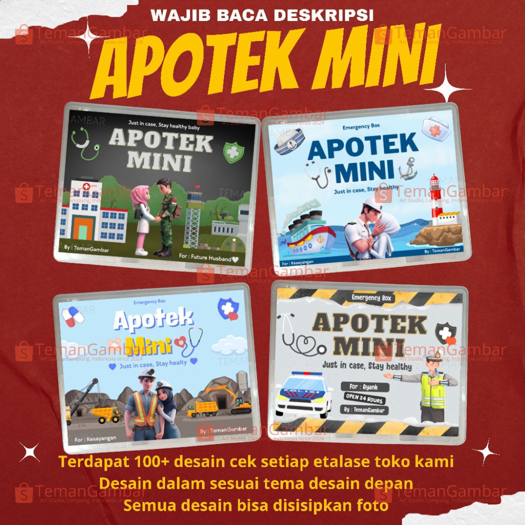 Jual APOTEK MINI PROFESI | DESAIN PART 4 | Shopee Indonesia