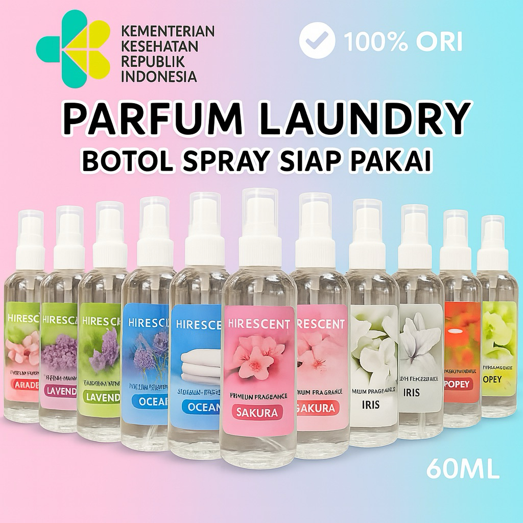 Jual Parfum Laundry Premium Botol Spray 60ml – Siap Pakai, Tahan Lama ...