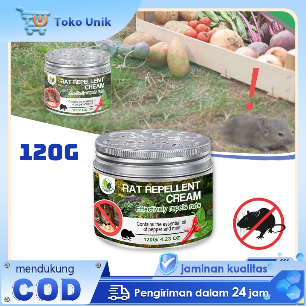 Jual Gel Anti Tikus 120g Krim Pengusir Tikus Alami Pasta Anti Tikus ...