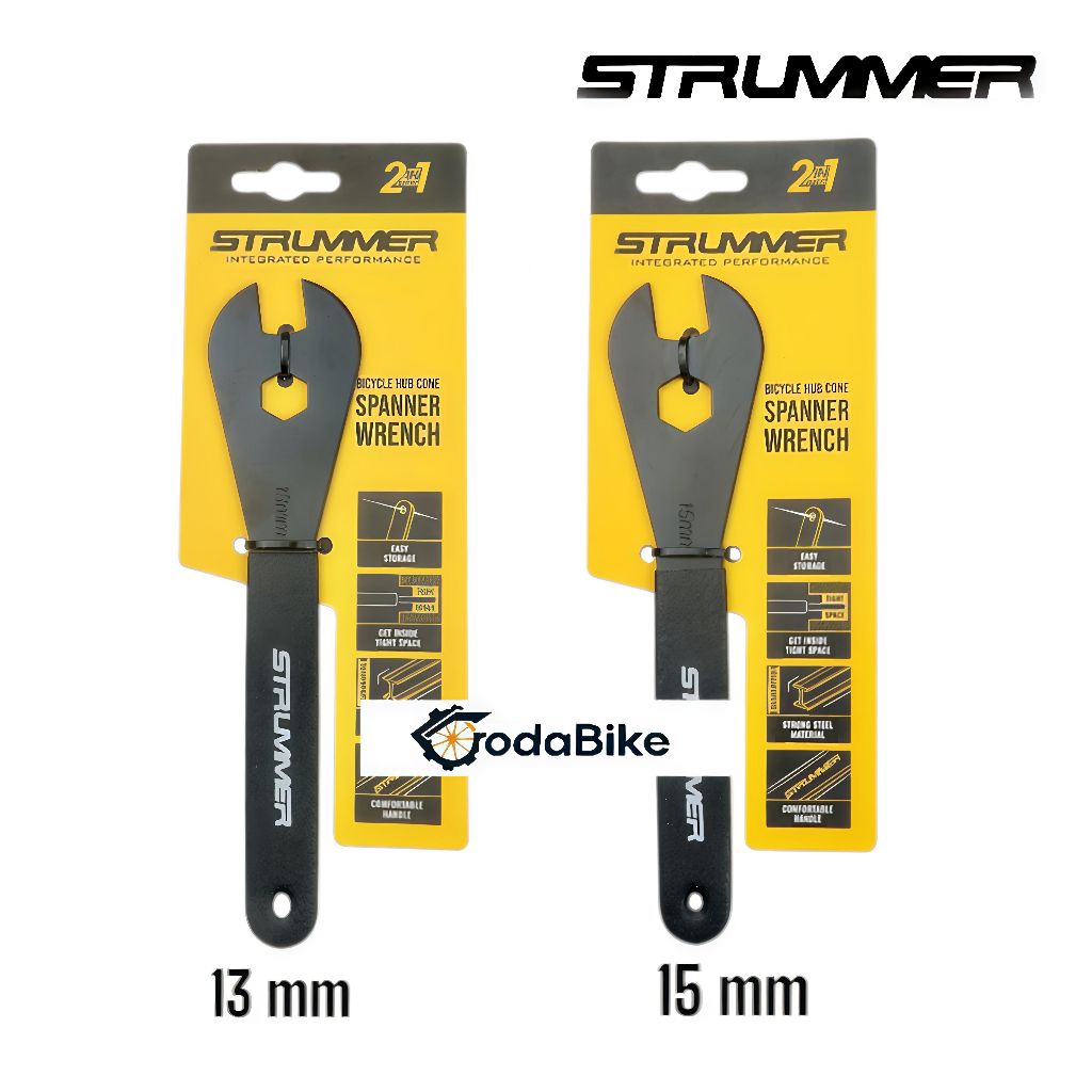 Jual Cone spanner wrench strummer CSW-13 dan CSW-15 steel black kunci ...