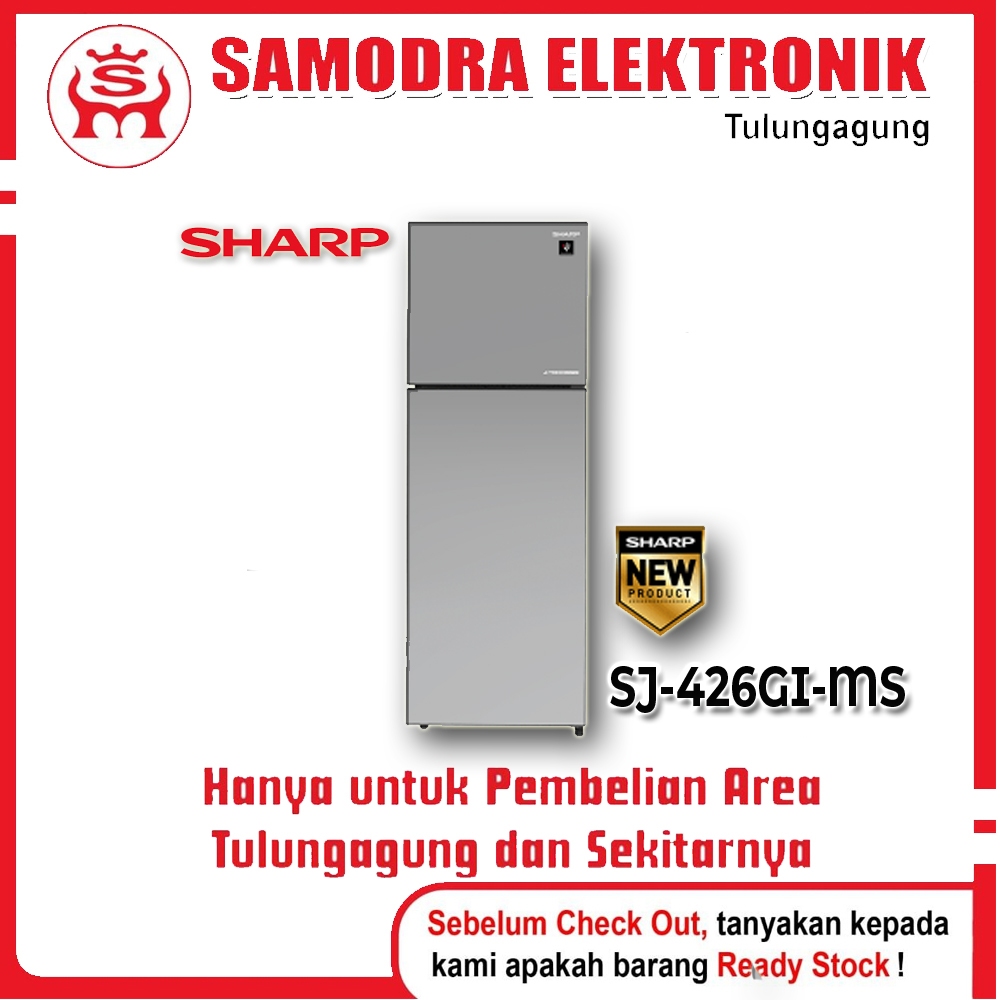 Jual Kulkas SHARP 2 Pintu SJ-426GI-MS - Freezer Besar, Elegant Look ...