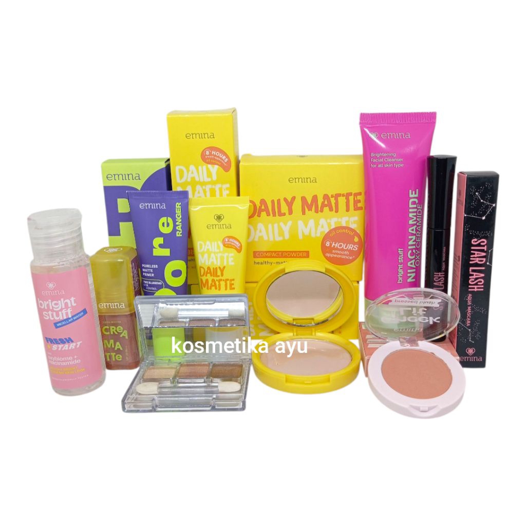 Jual Paket Emina Makeup Paket Make Up Lengkap Remaja Semua Jenis Kulit ...