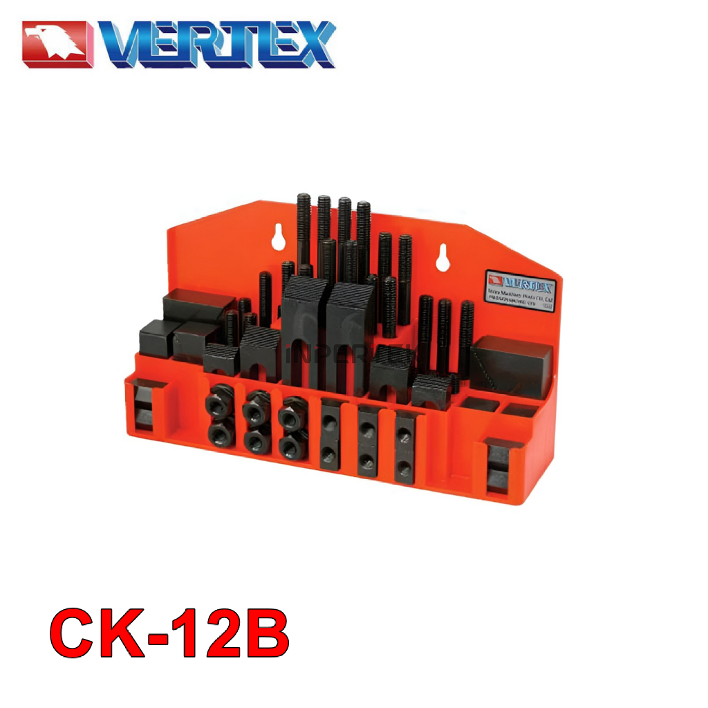 Jual VERTEX Clamping Kit CK-12B Clamp Set CK 12B 52-PCS Steel Clamping ...
