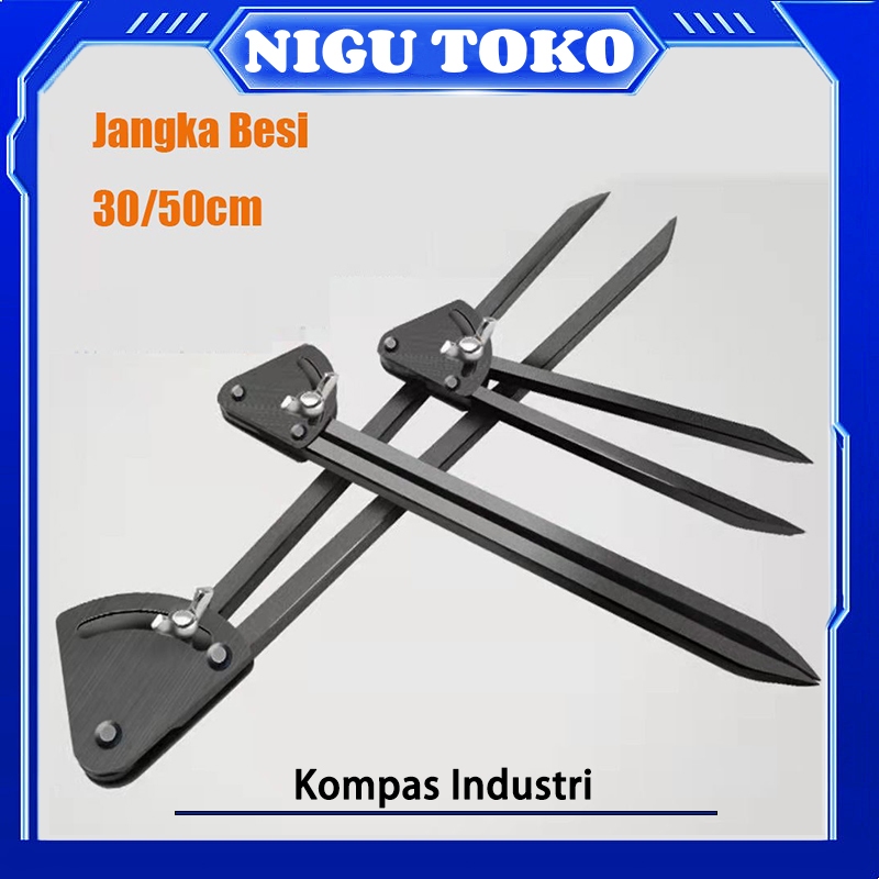Jual Jangka Besi 12 In 20in / Caliper Divider Lurus Square leg 30cm ...