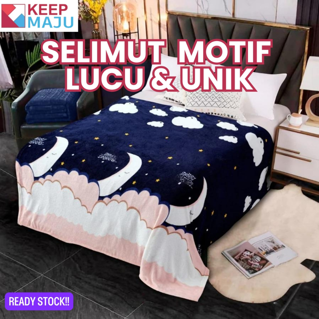 Jual 120*170cm Selimut Bulu Halus Selimut Anak-anak Bergambar Kartun ...