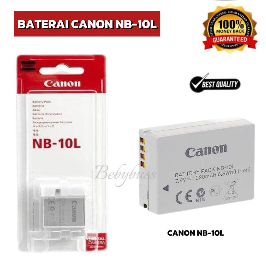 Jual Baterai/Battery Canon Nb-10L For Charger Cb 2lcc Compatible Models ...