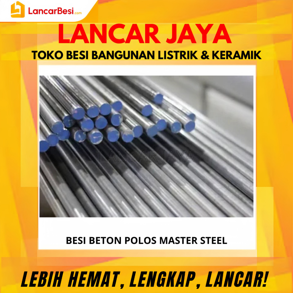 Jual Besi Beton Polos Master Steel | 16 Polos | 19 Polos | 22 Polos ...