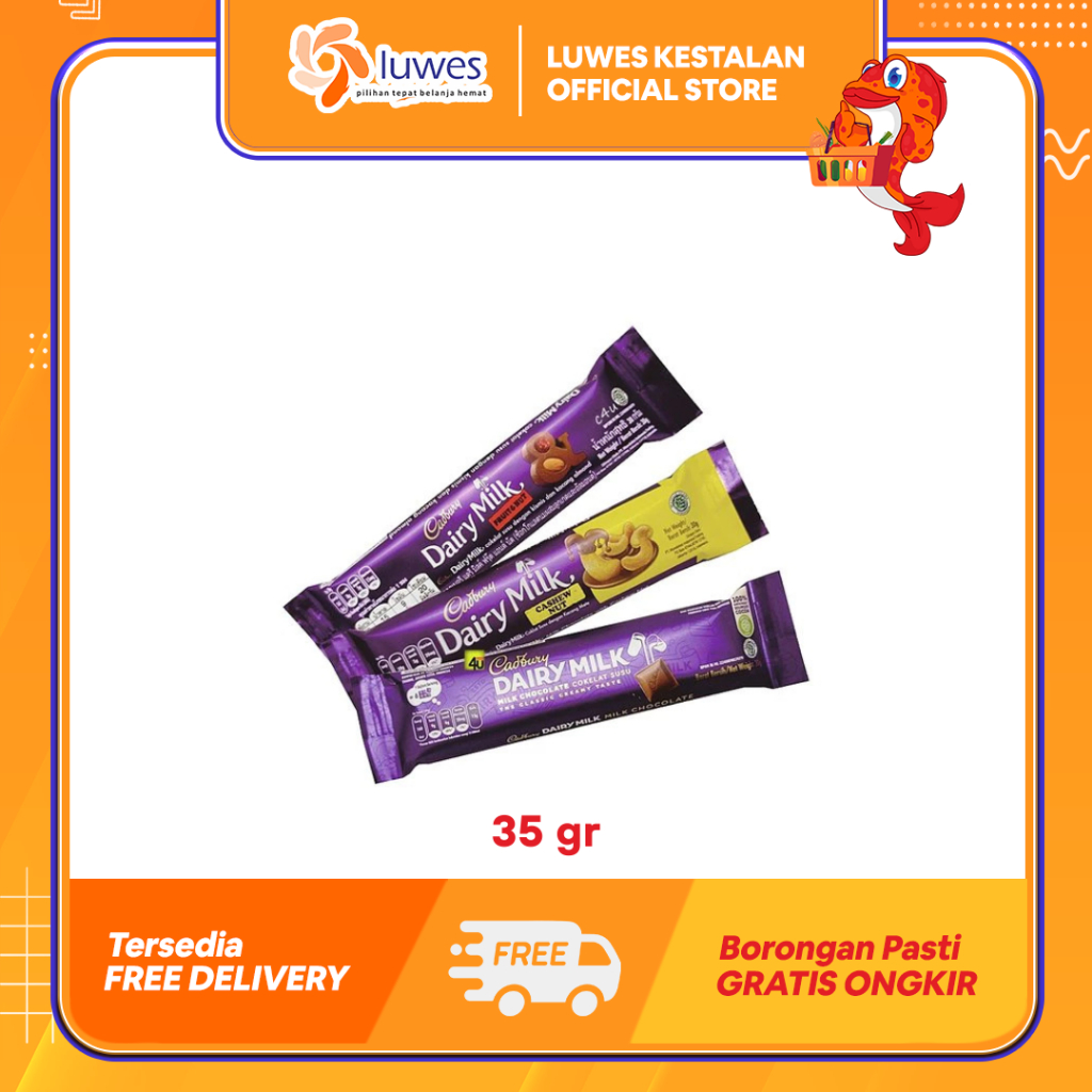 Jual Cadbury Dairy Milk Cokelat 30gr All Varian Tekstur Coklat Yang ...