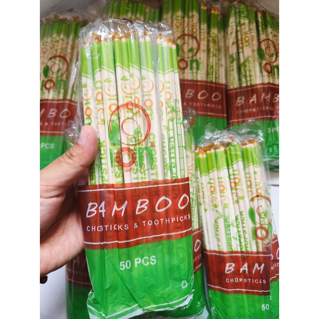 Jual Sumpit ION Bambu Super - Food Grade 1 Pax (50 Pasang + Tusuk Gigi ...
