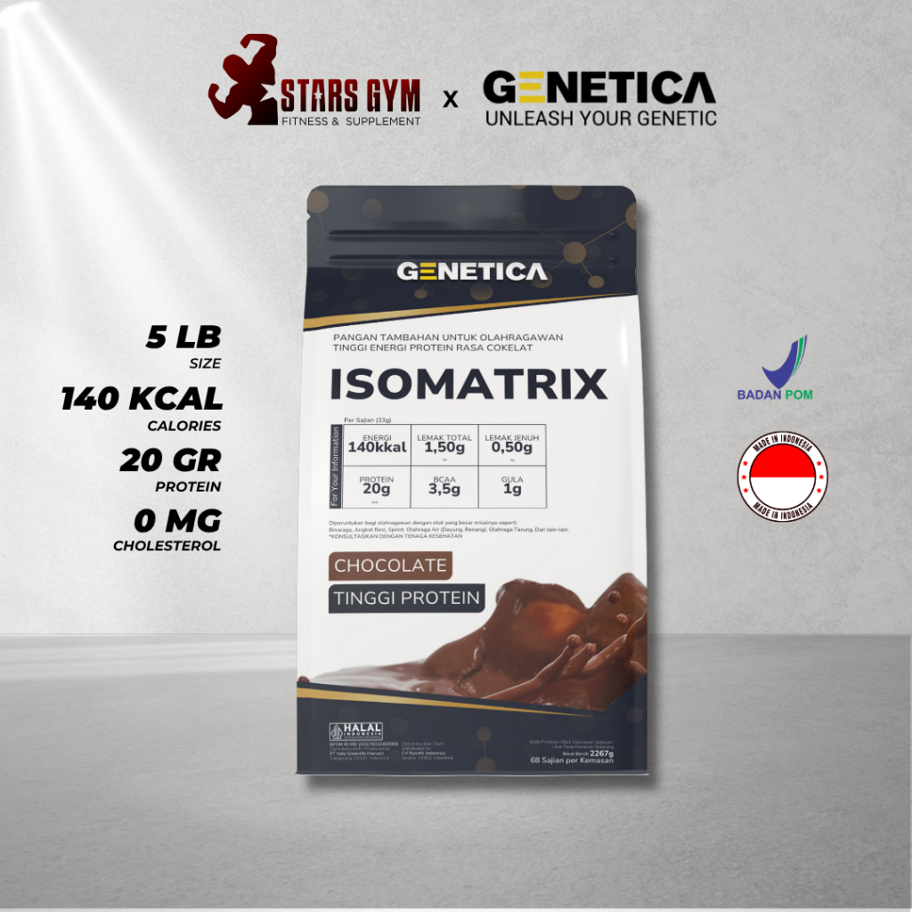 Jual Genetica Isomatrix 5 Lbs Whey Protein Isolate Matrix | Shopee ...