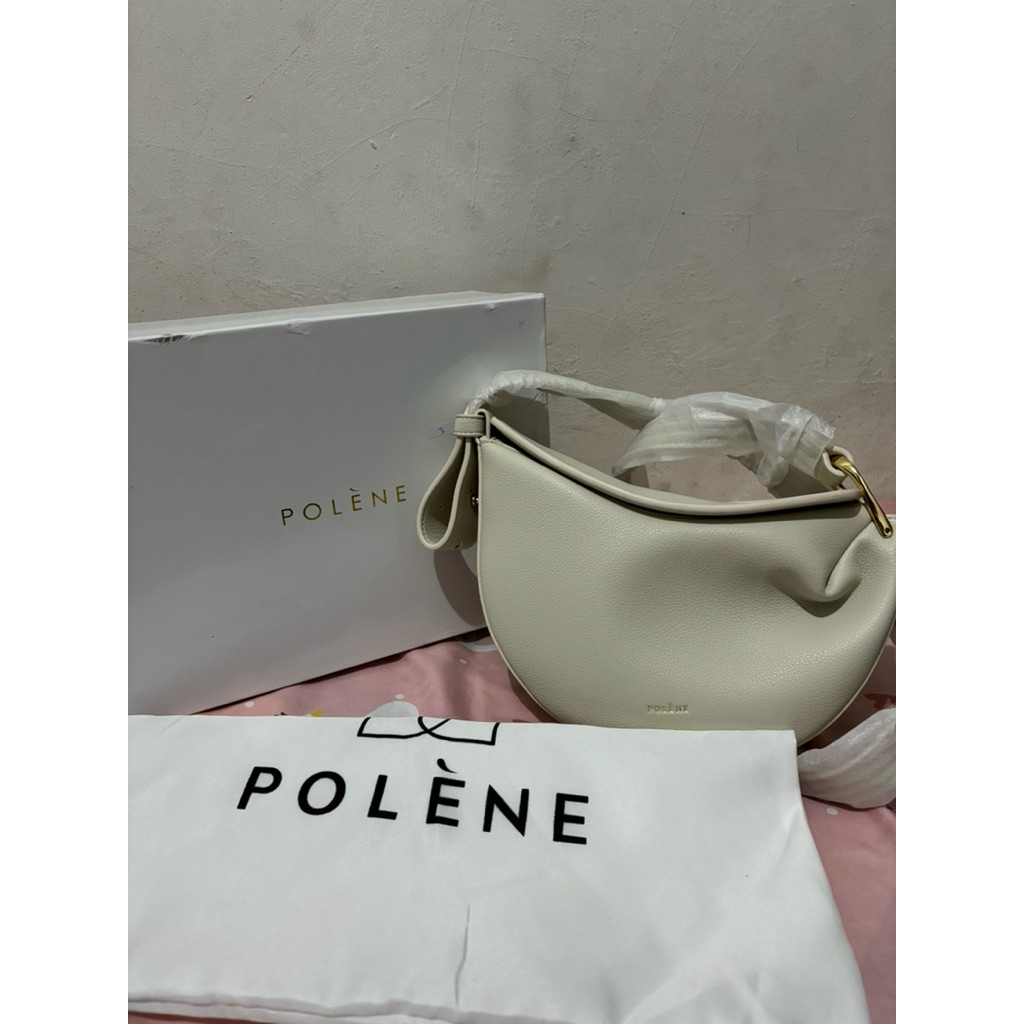 Jual TAS SELEMPANG POLENE WHITE / SLINGBAG POLENE | Shopee Indonesia