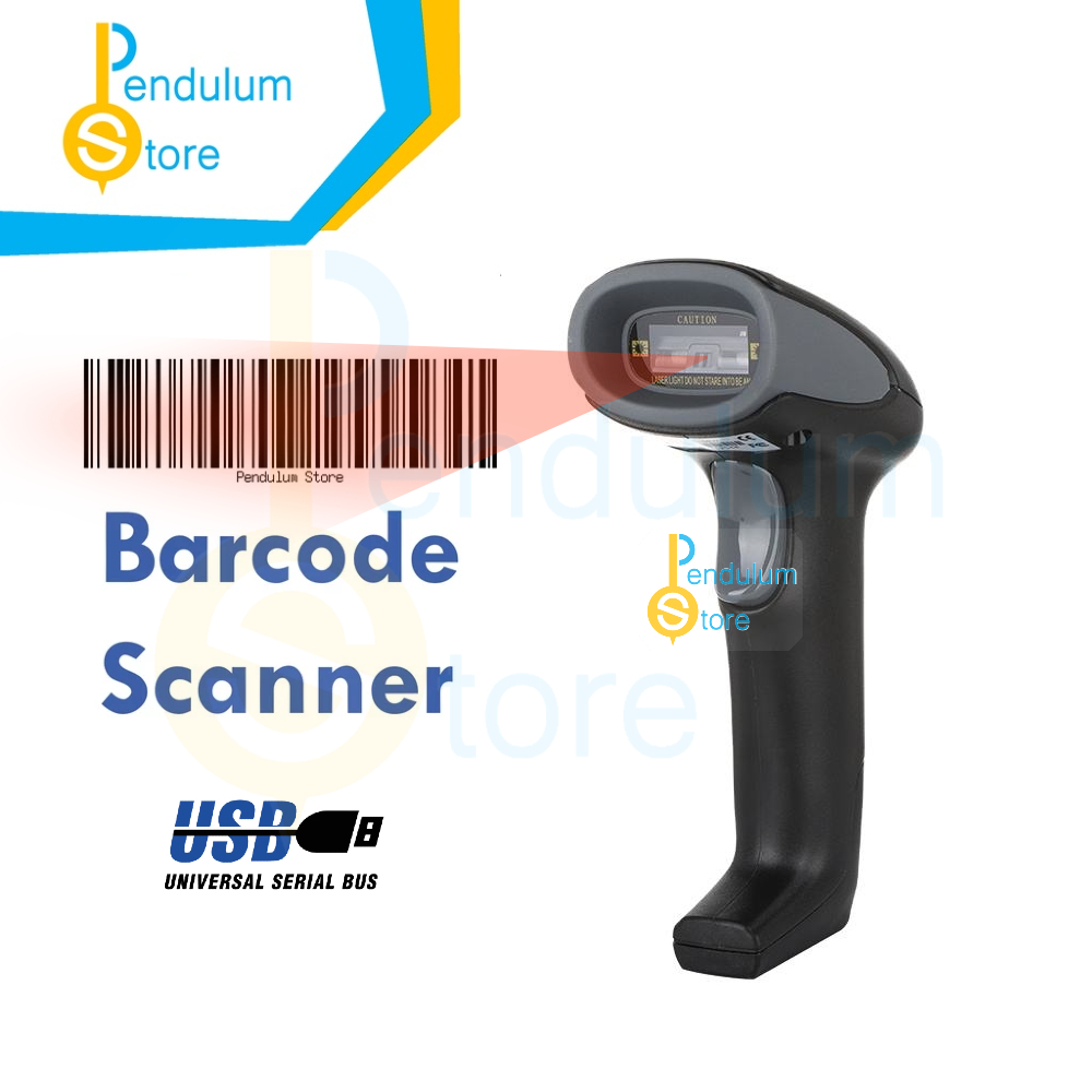 Jual Barcode Scanner Laser USB IWARE ULT-1808 1D Pembaca / Pemindai ...