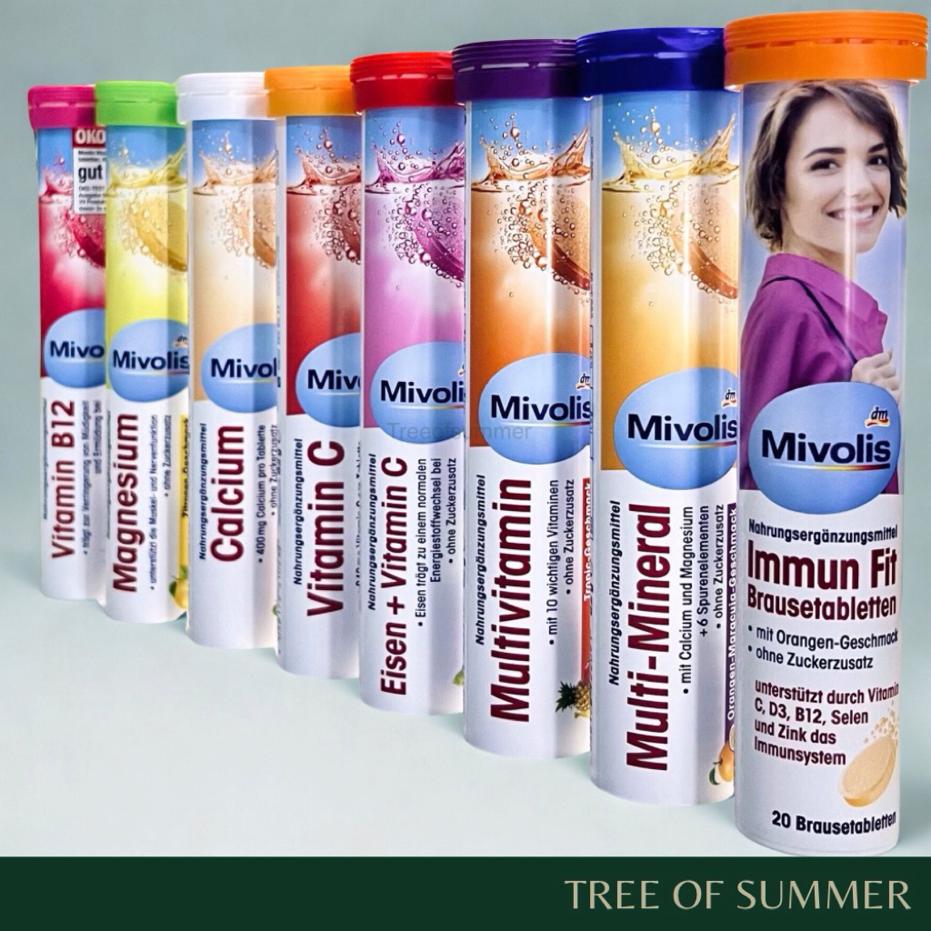 Jual MIVOLIS - Effervescent Vitamin Jerman Multivitamin Vit C B12 Zat ...