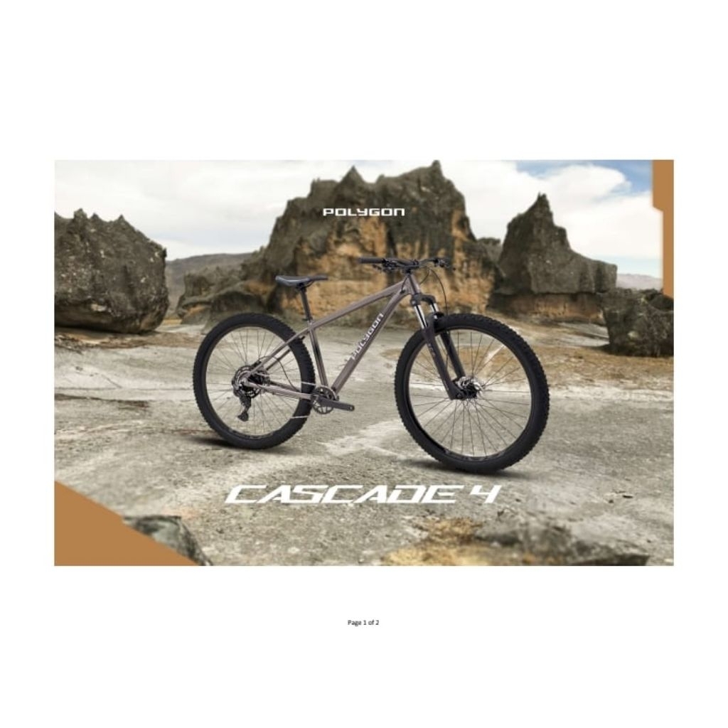 Jual Sepeda gunung polygon cascade 4 2025 1×9 speed roda 27,5inchi ...
