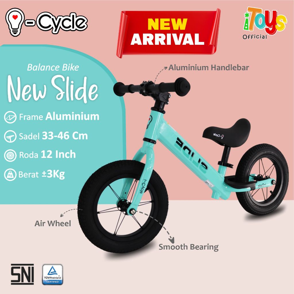 Jual Balance Bike ICYCLE (Slide New Version) Push Bike | Sepeda ...