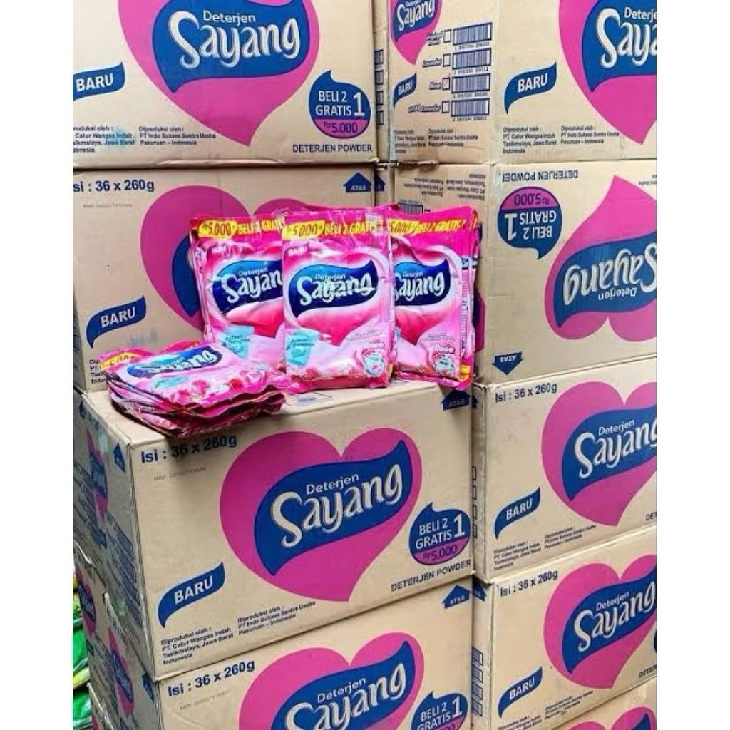 Jual Sabun deterjen SAYANG 1 dus isi (36 pcs) | Shopee Indonesia