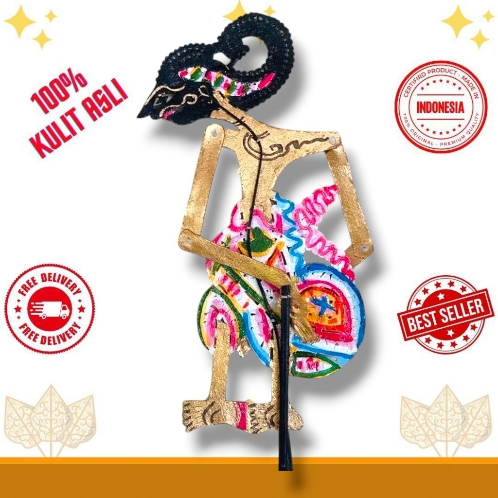 Jual WAYANG kulit ARJUNA ARJUNO BAHAN KULIT SAPI TEBAL DOBEL | Shopee ...