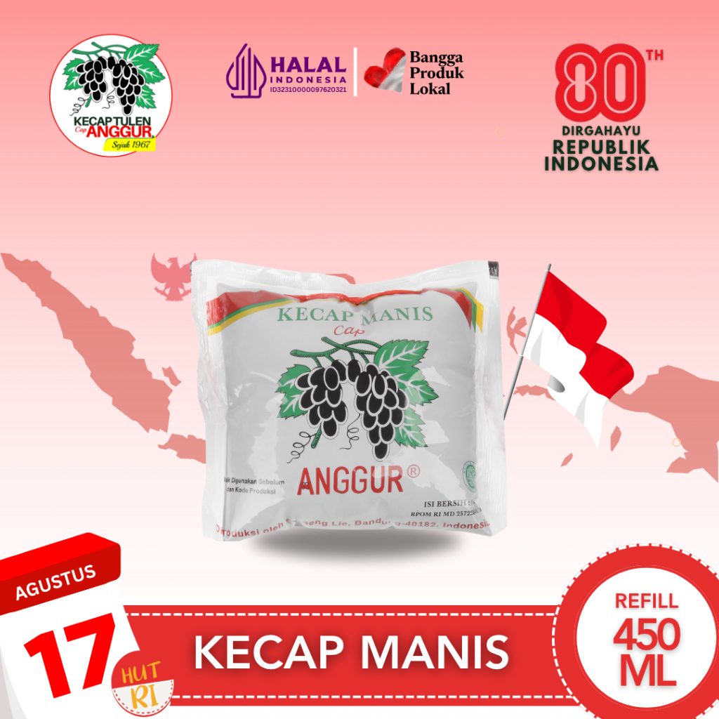 Jual Cap Anggur Kecap Manis Reguler 450ml (Bantal) | Shopee Indonesia