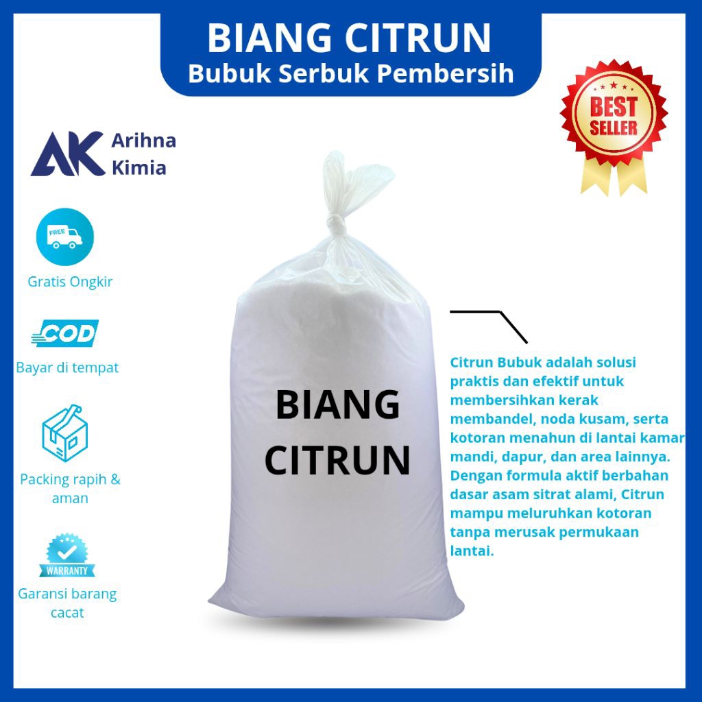 Jual Biang Sitrun Serbaguna / Citrun Multifungsi kiloan bubuk pembersih ...