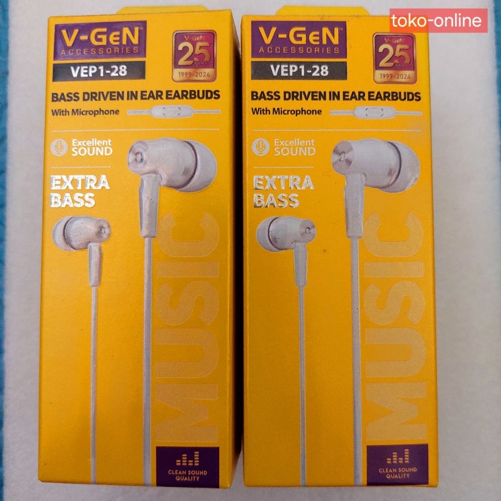 Jual HEADSET V-GEN EXTRA BASS VEP-28 | Shopee Indonesia
