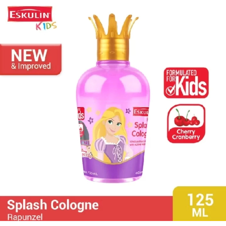 Jual Eskulin Kids Splash Cologne Princess Rapunzel 125ml | Parfum Anak ...