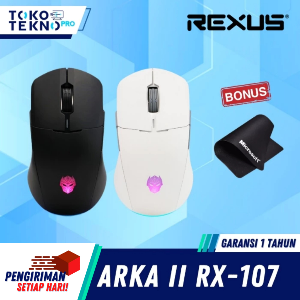 Jual Rexus Arka II RX107 / RX-107 Gaming Wireless RGB | Shopee Indonesia
